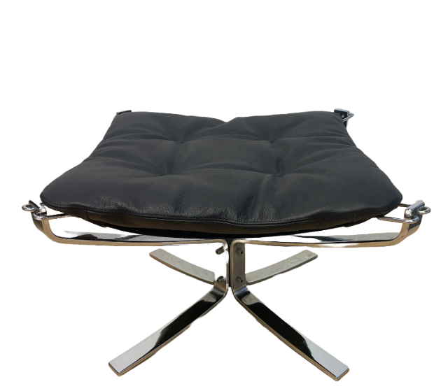 Falcon stol med skammel | Klassisk Møbelsalg